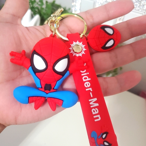Accessories | Spiderman Keychain 3d Silicone | Poshmark